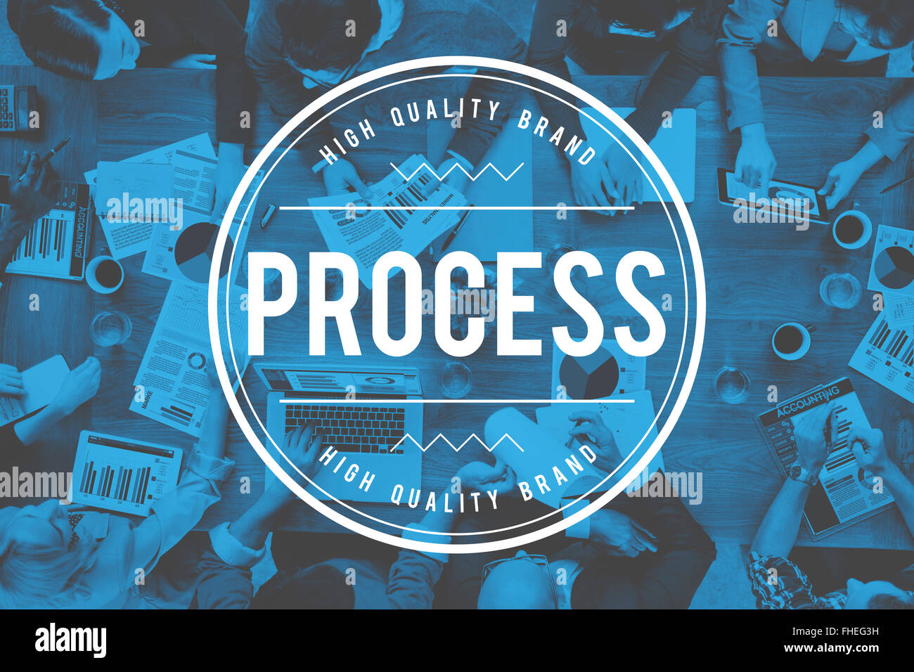 Process Operation Production Steps System Action Concept Stock Photo ...