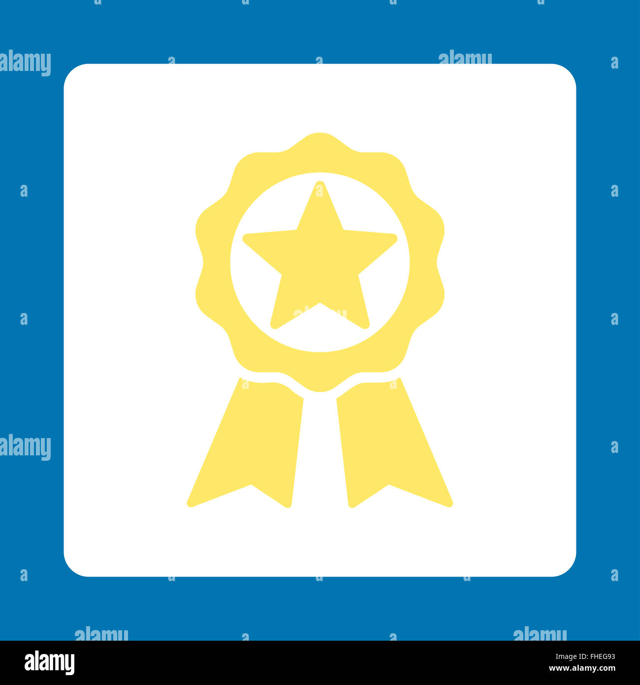 Award icon from Award Buttons OverColor Set Stock Photo - Alamy