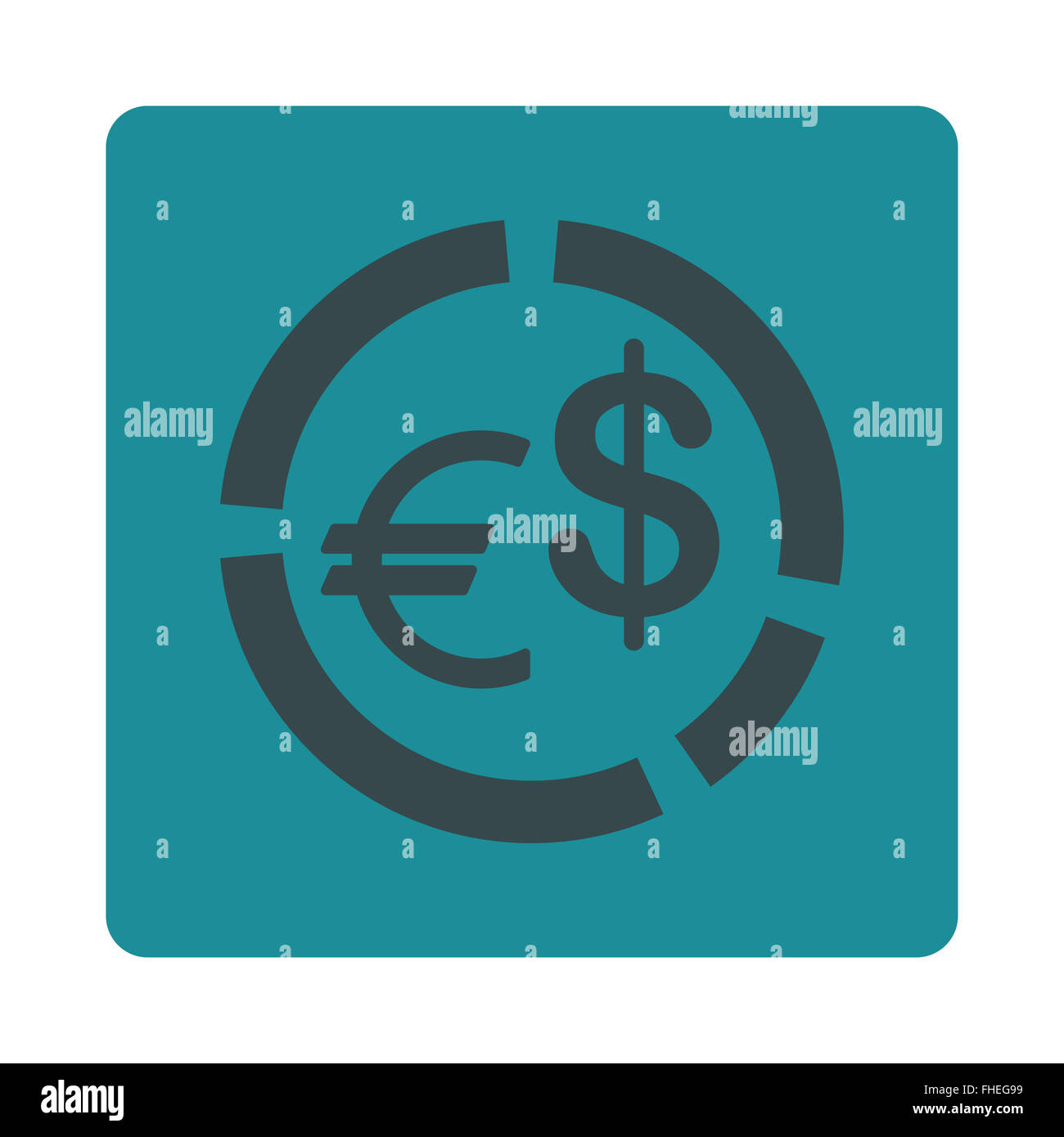 Currency Diagram Icon Stock Photo - Alamy