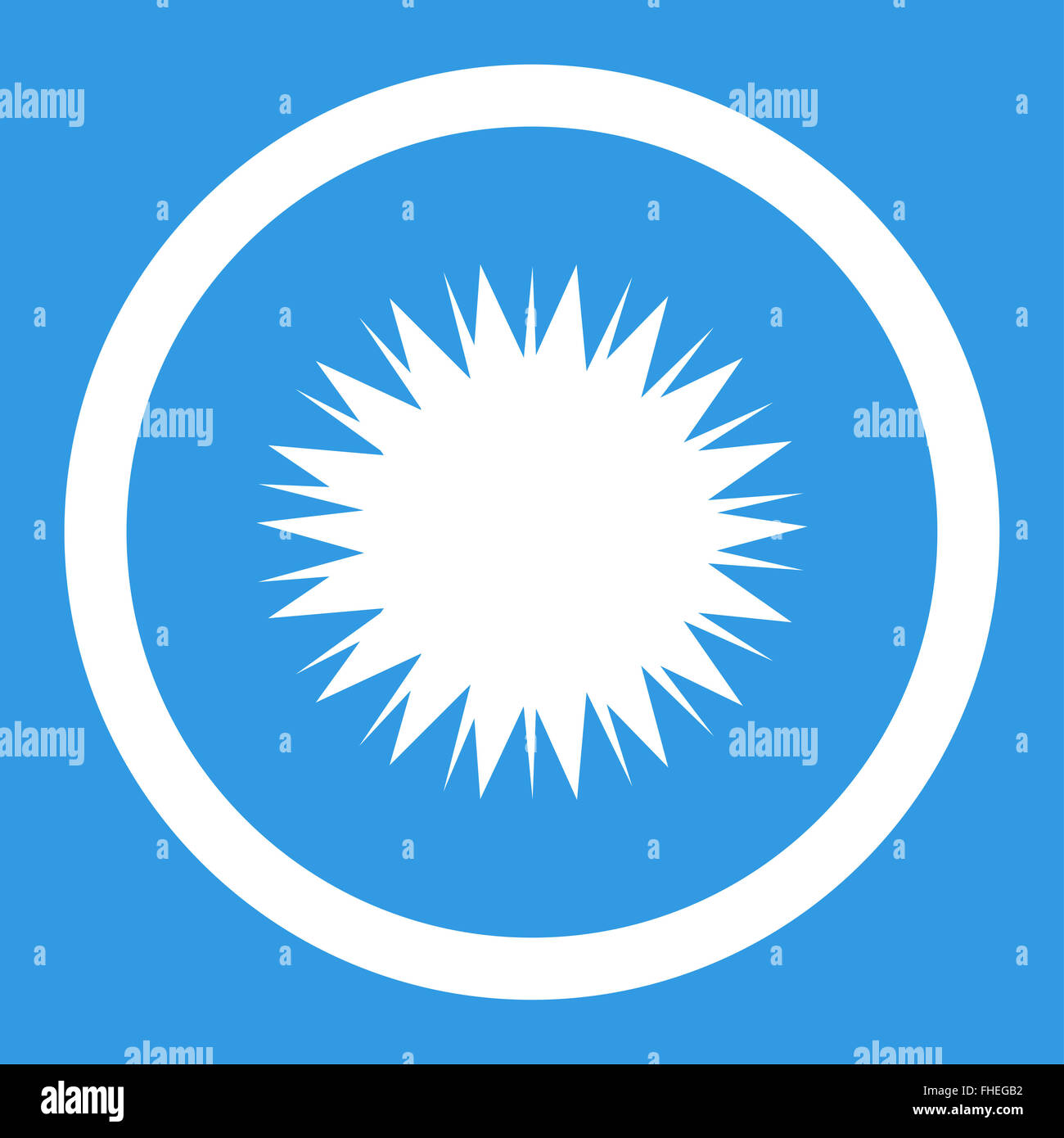 Microbe Spore Rounded Vector Icon Stock Photo - Alamy