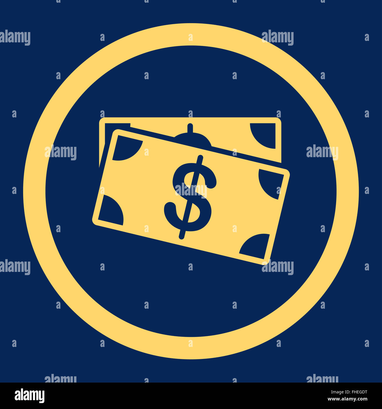 Dollar Banknotes icon Stock Photo - Alamy