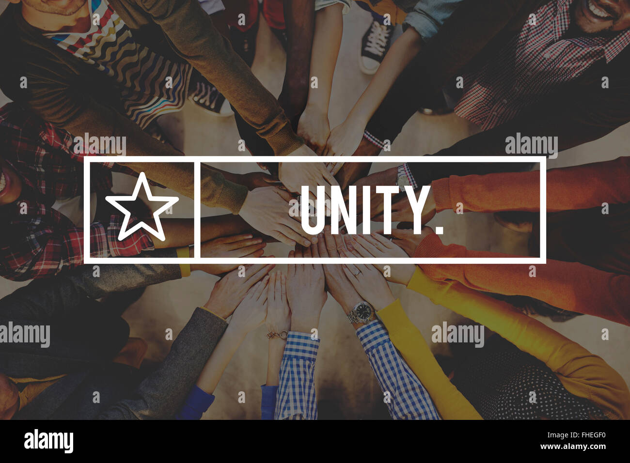 Unity Union United Support Teamwork Connection Concept Stock Photo - Alamy