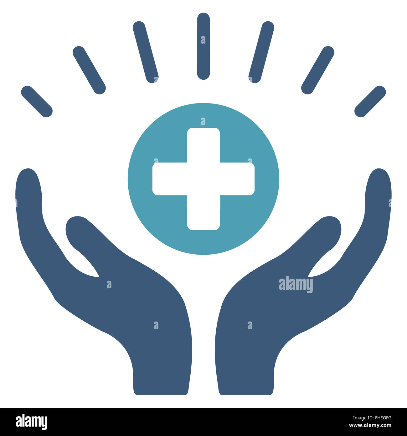 Medical Prosperity Icon Stock Photo - Alamy