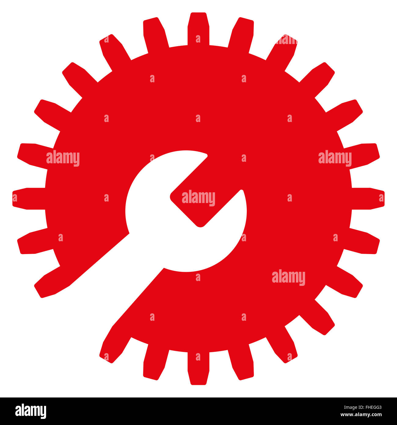 Gear Tools Icon Stock Photo - Alamy