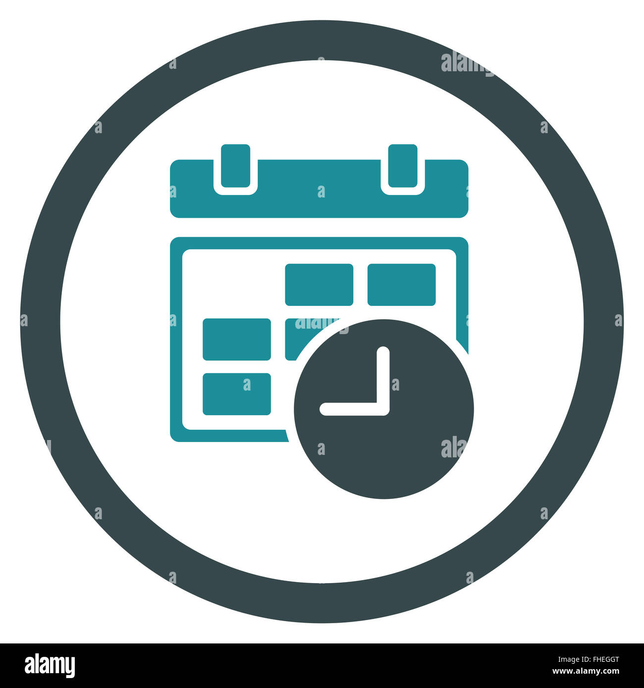 Date And Time Icon Stock Photo - Alamy