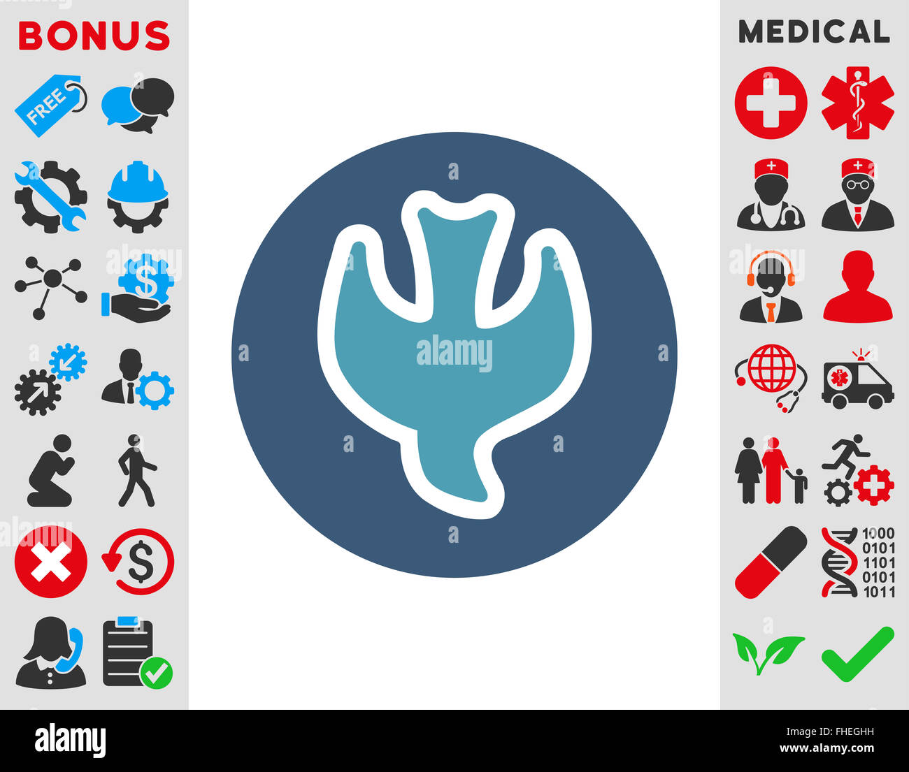 Falling Soul Icon Stock Photo - Alamy