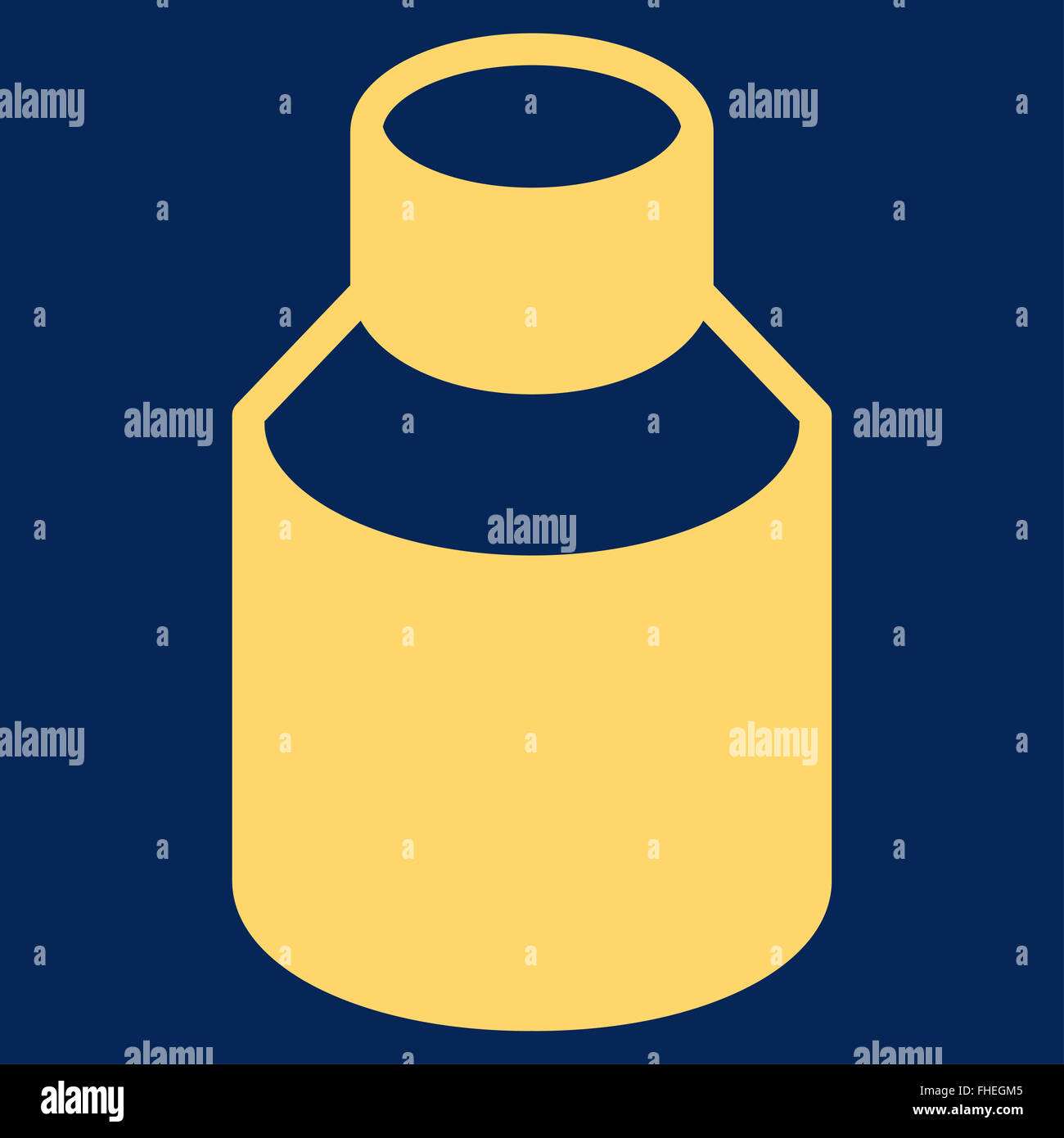 Phial Flat Icon Stock Photo - Alamy