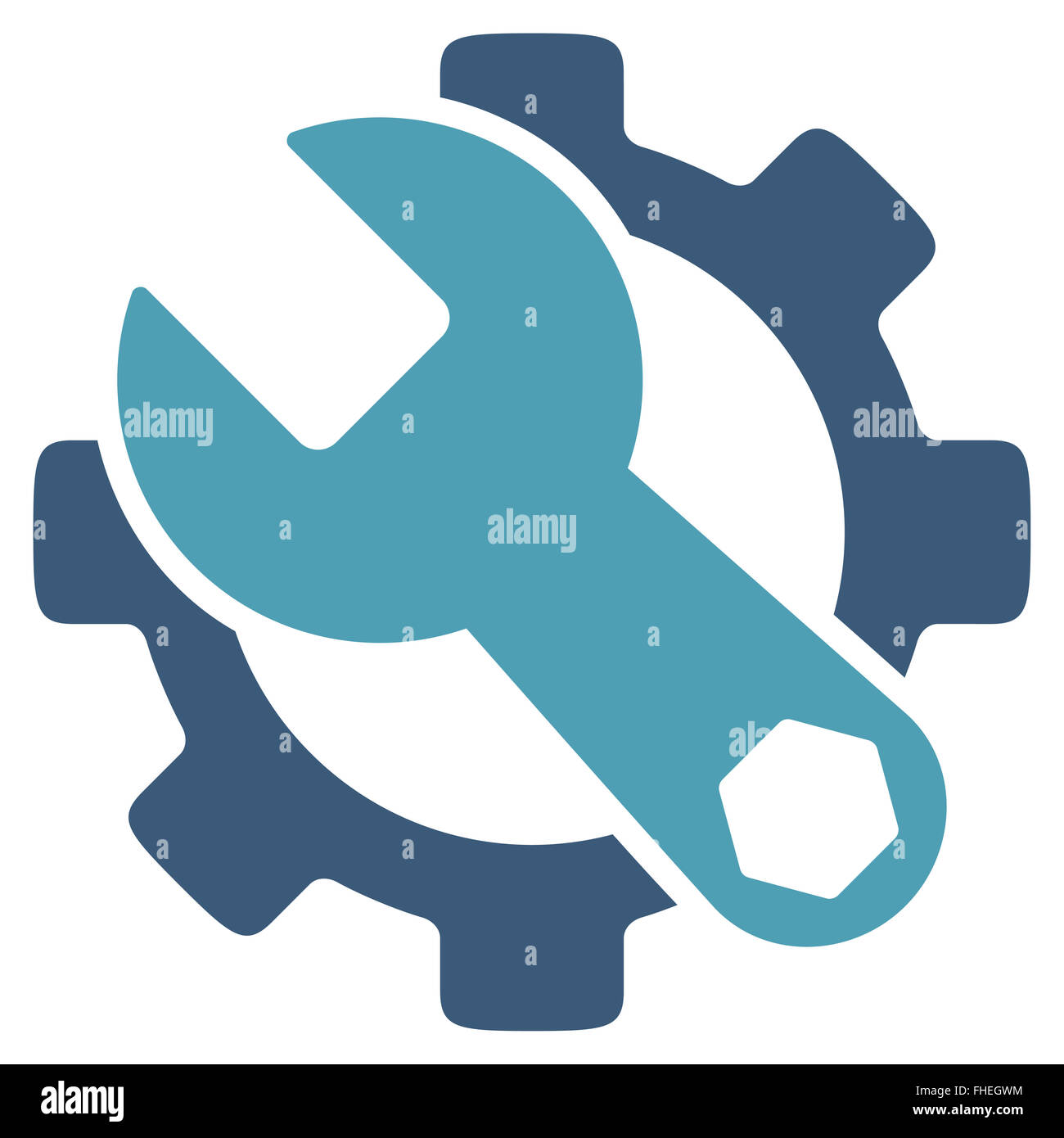 Service Tools Icon Stock Photo - Alamy