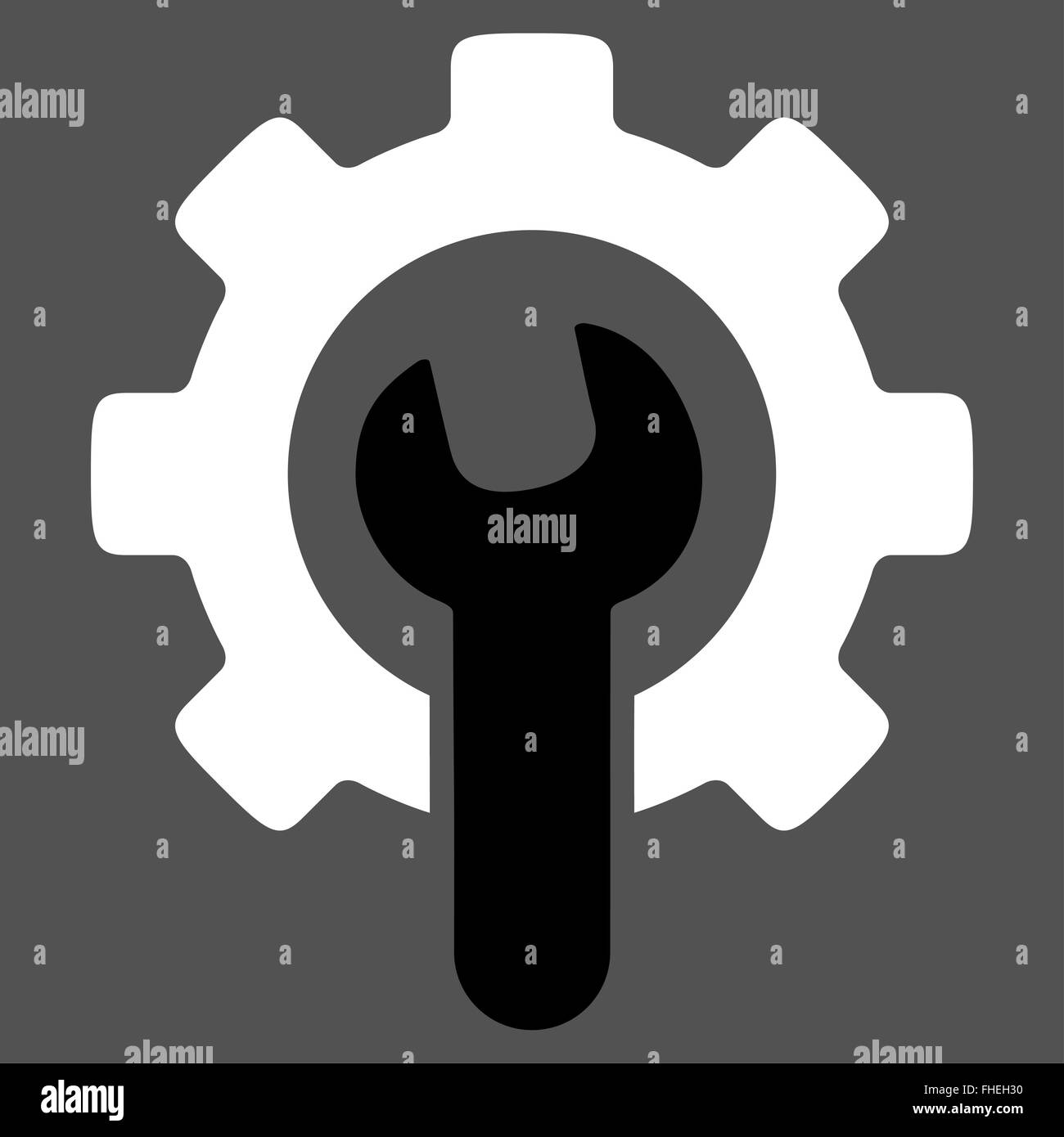 Service Tools Icon Stock Photo - Alamy