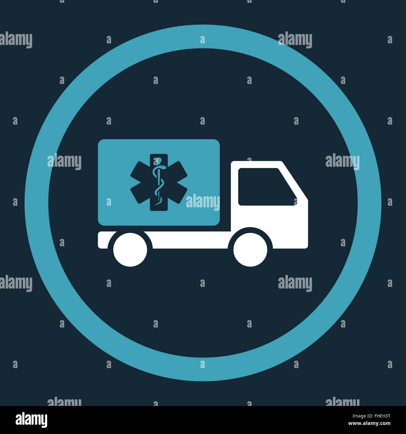 Medical Shipment Rounded Vector Icon Stock Photo - Alamy
