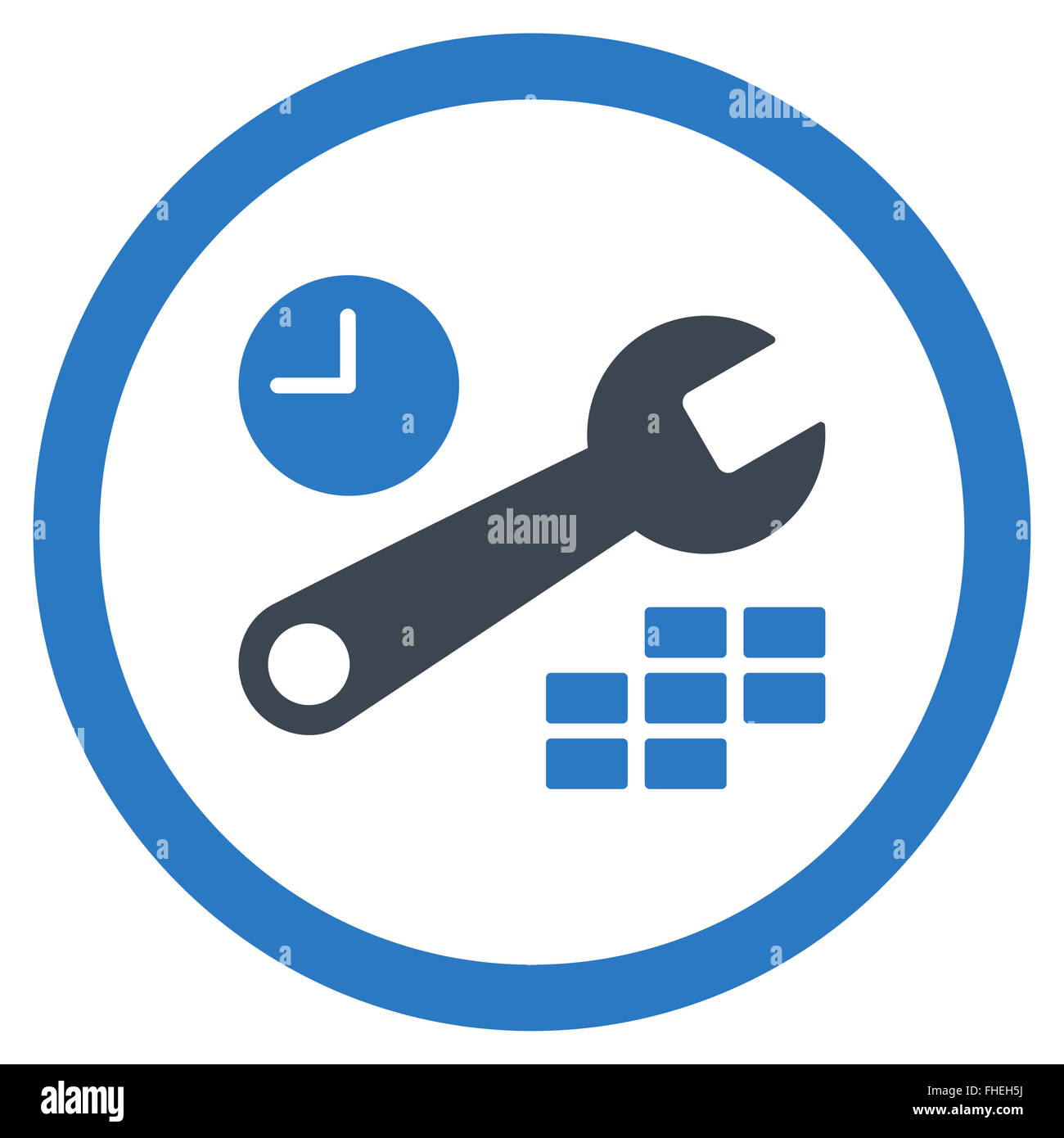 Date And Time Adjustment Icon Stock Photo - Alamy