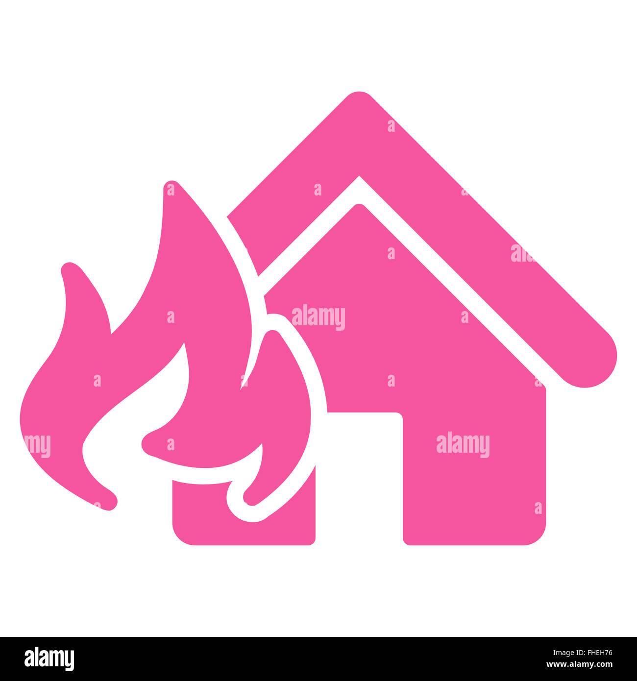 Fire Damage icon from Business Bicolor Set Stock Photo - Alamy