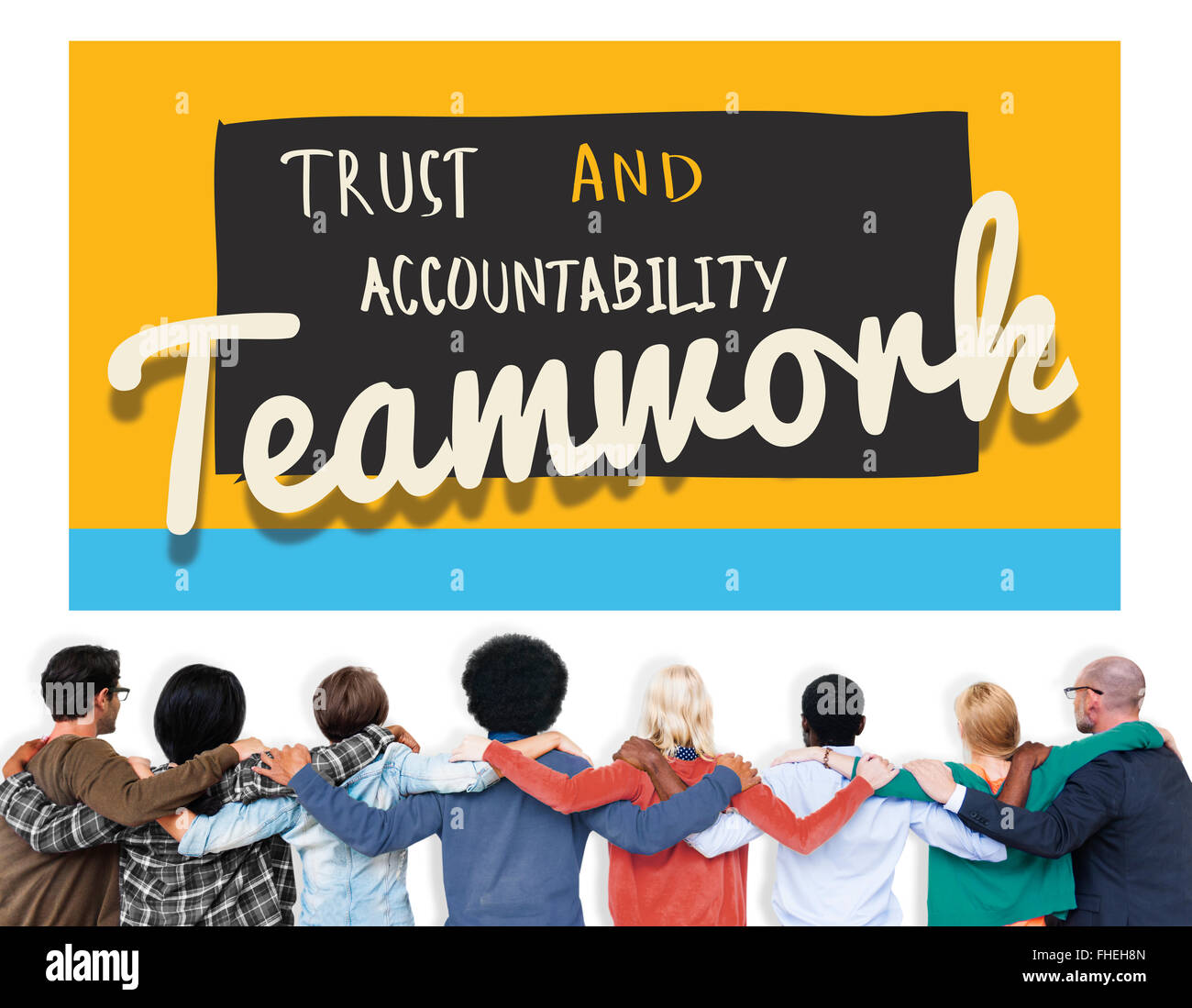Teamwork Connection Alliance Association Team Concept Stock Photo - Alamy