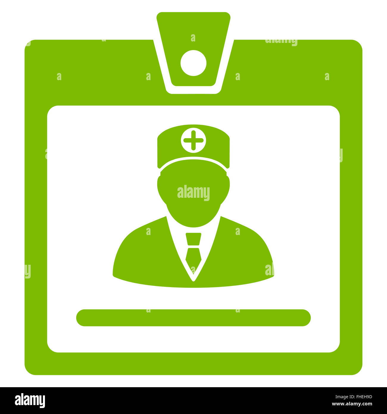 Isolated medical id badge hi-res stock photography and images - Alamy