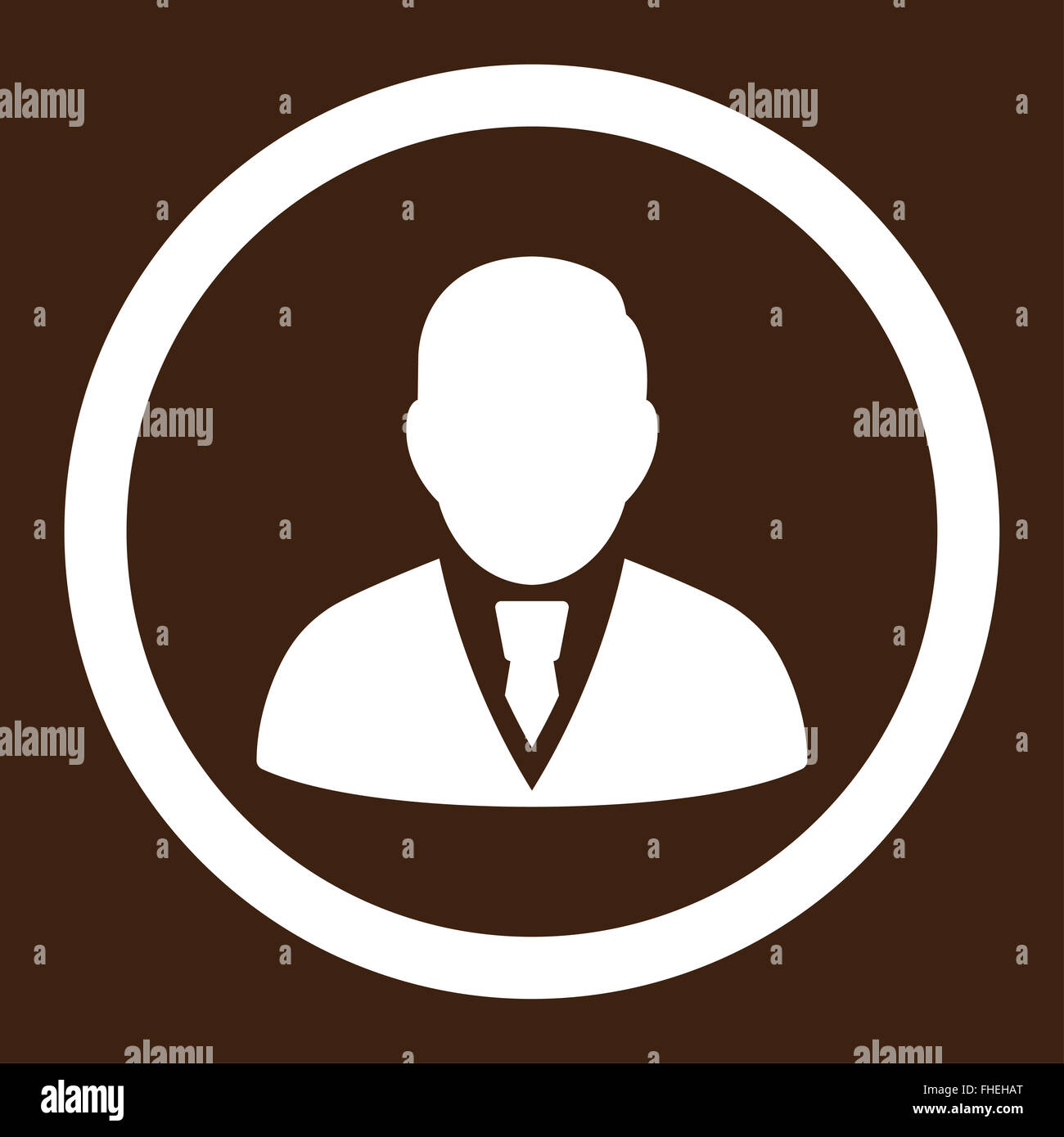 Manager Rounded Vector Icon Stock Photo - Alamy