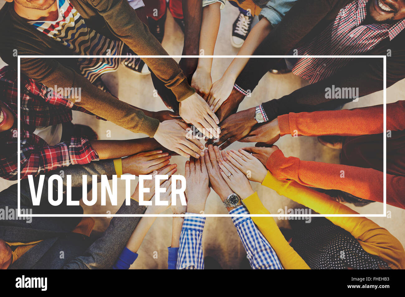 Volunteer Voluntary Volunteering Aid Assisstant Concept Stock Photo - Alamy