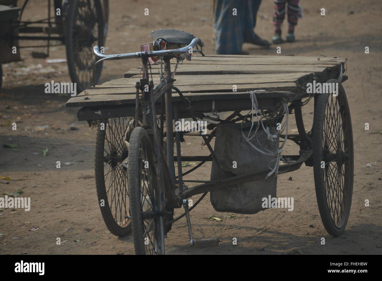 Village road blue cycle hi-res stock photography and images - Alamy