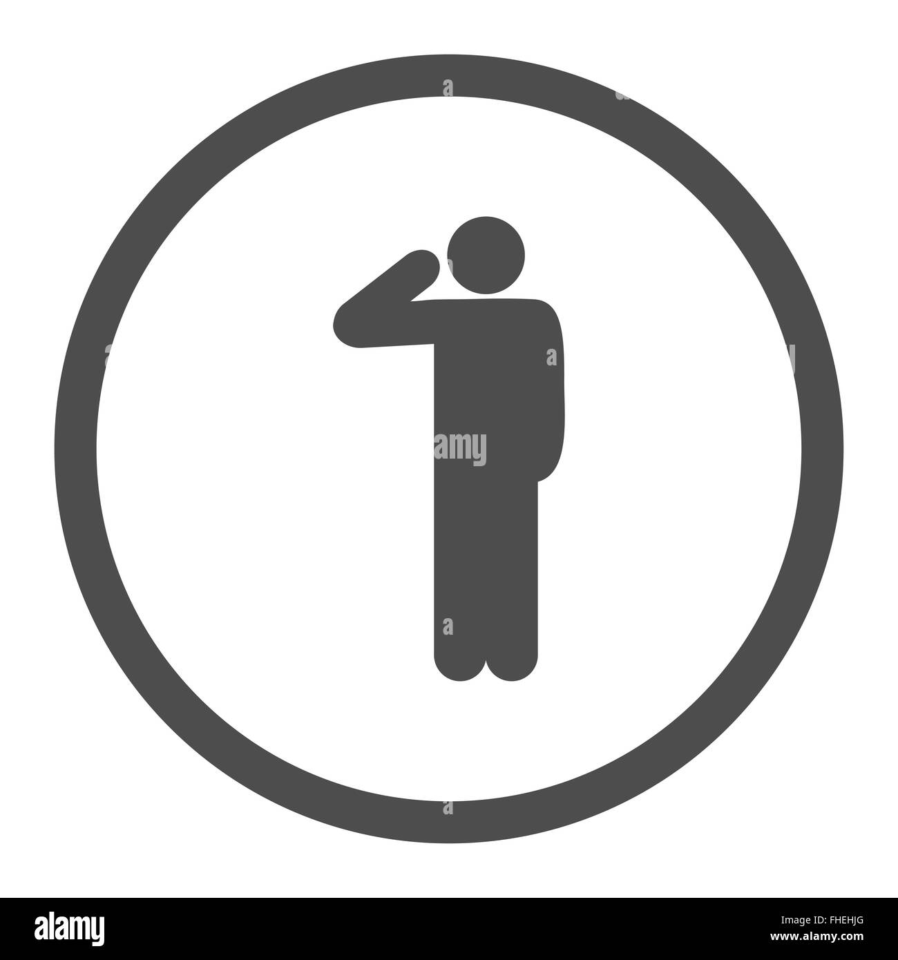 Military hand salute Black and White Stock Photos & Images - Alamy