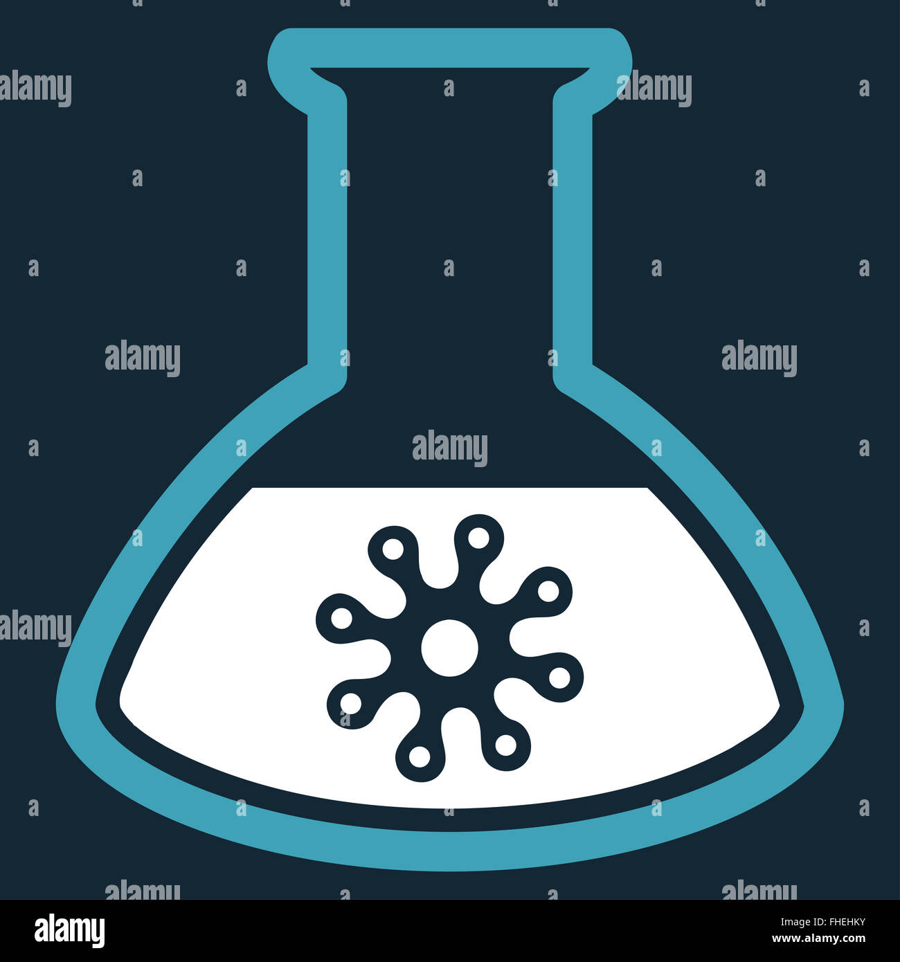Virus Analysis Icon Stock Photo - Alamy