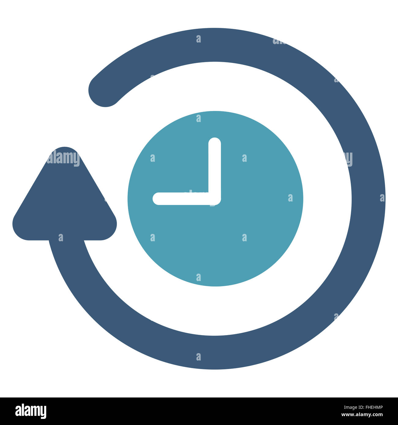 Repeat Clock Icon Stock Photo - Alamy