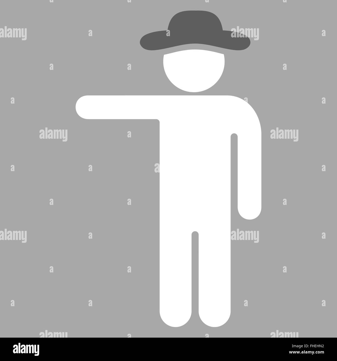 Man Show Icon Stock Photo - Alamy