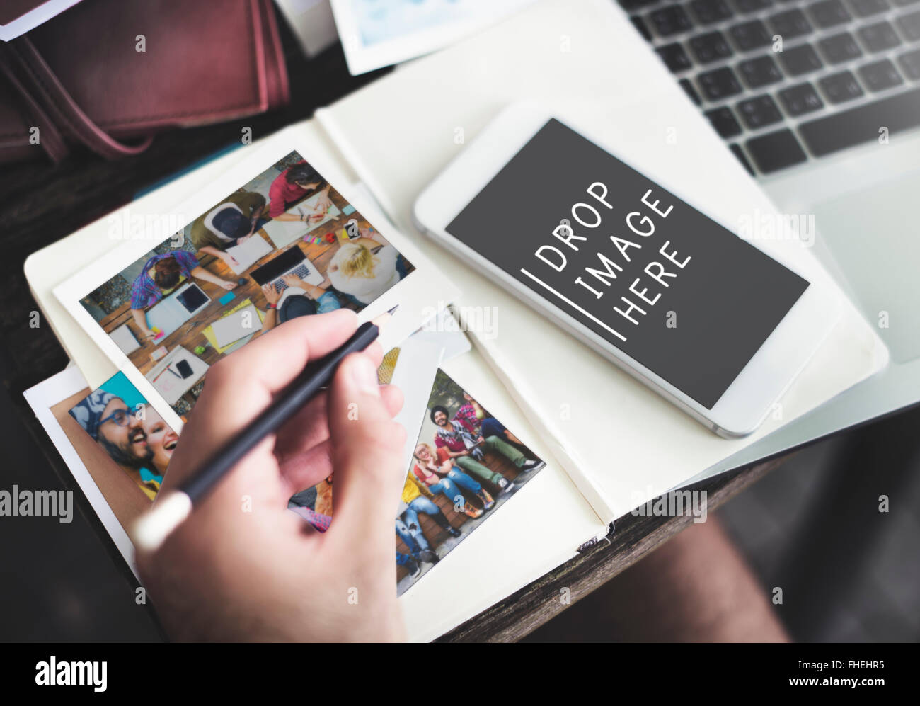 Photos Planning Digital Device Online Messaging Concept Stock Photo - Alamy