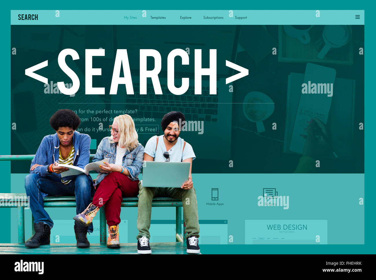 Search Searching Exploration Discover Inspect Finding Concept Stock ...