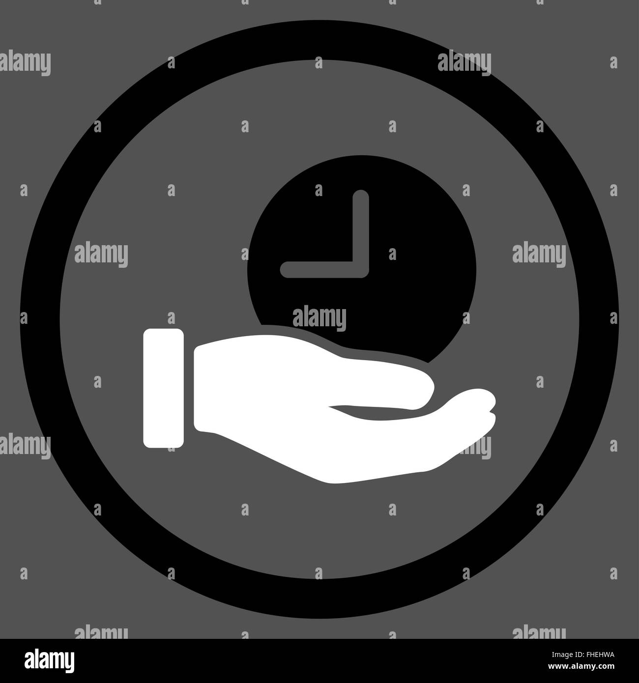 Time Service Icon Stock Photo - Alamy