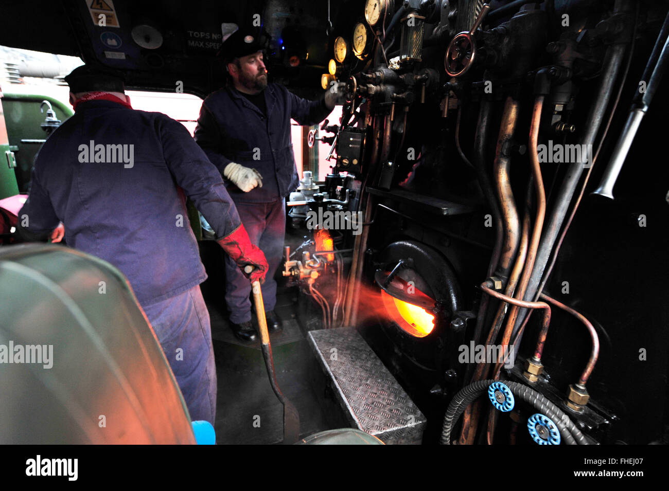 Kings Cross Station, London, UK. 25th February, 2016. In the cab ...