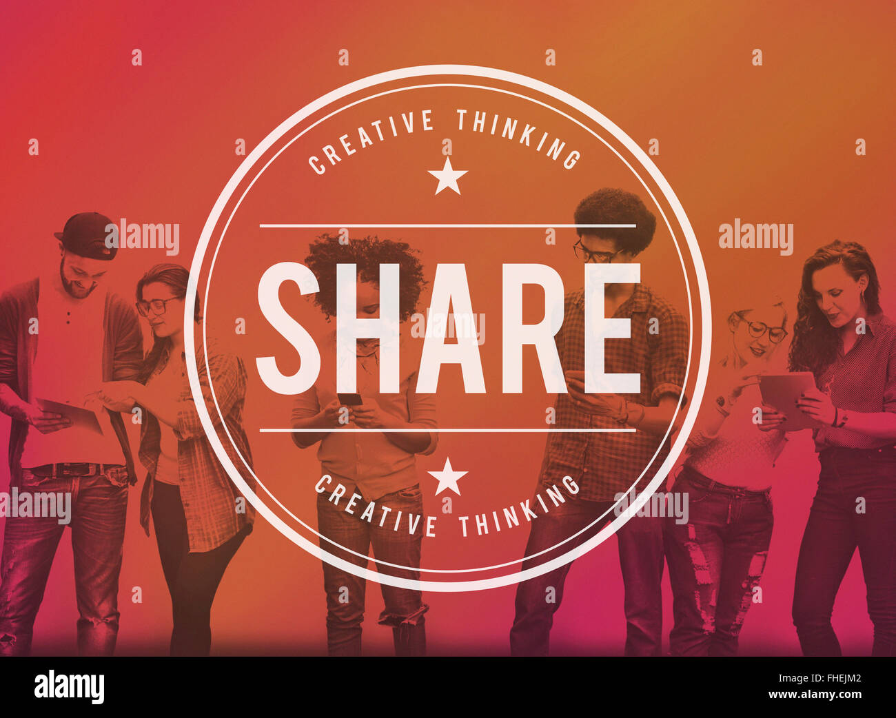 Share stamp hi-res stock photography and images - Alamy