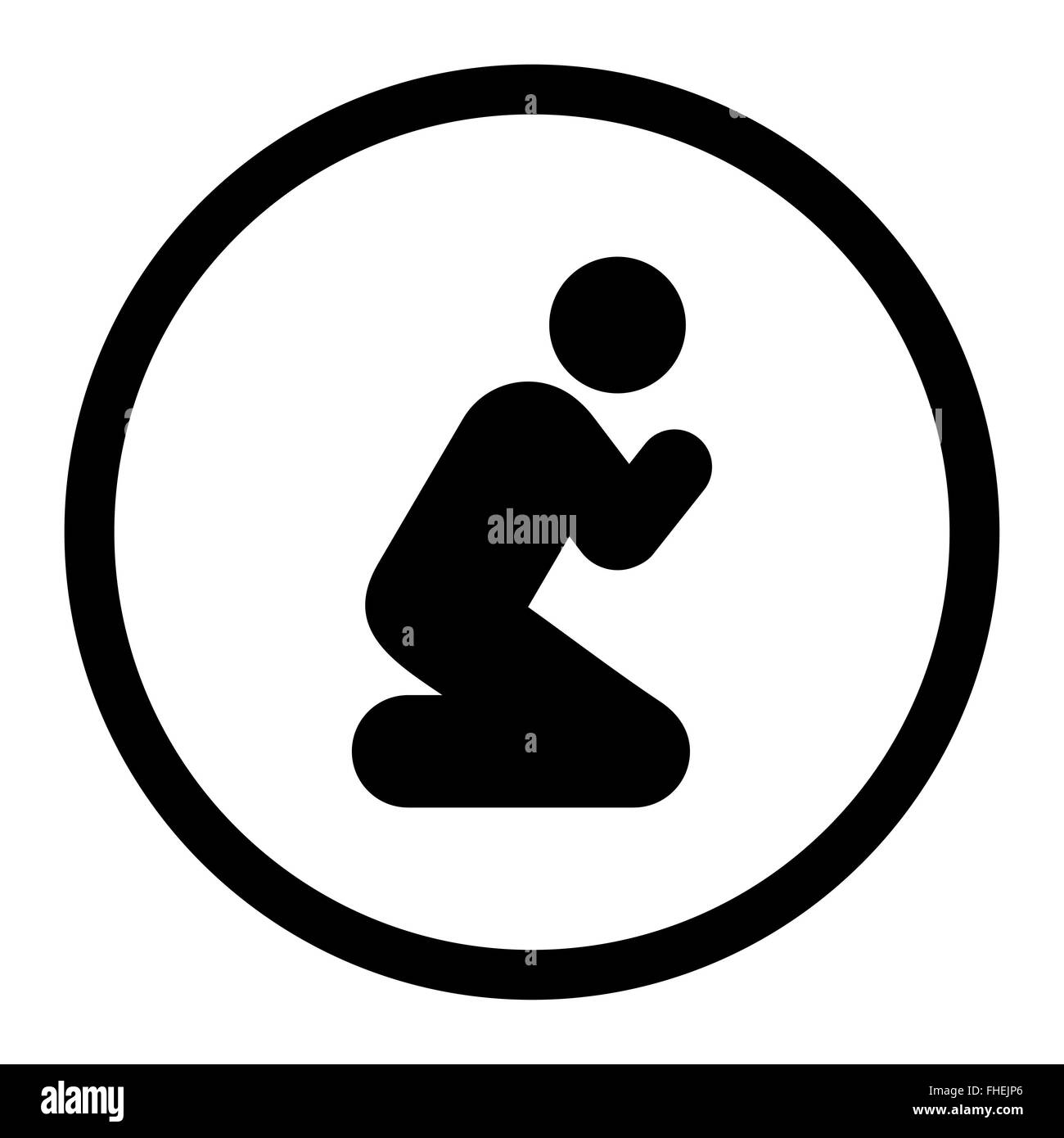 Protestant church white icon Cut Out Stock Images & Pictures - Alamy