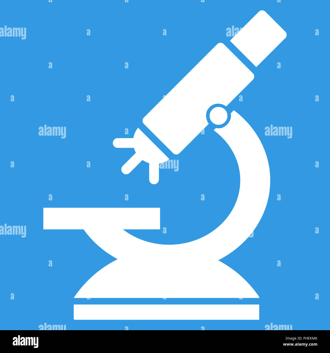 Labs Microscope Icon Stock Photo - Alamy