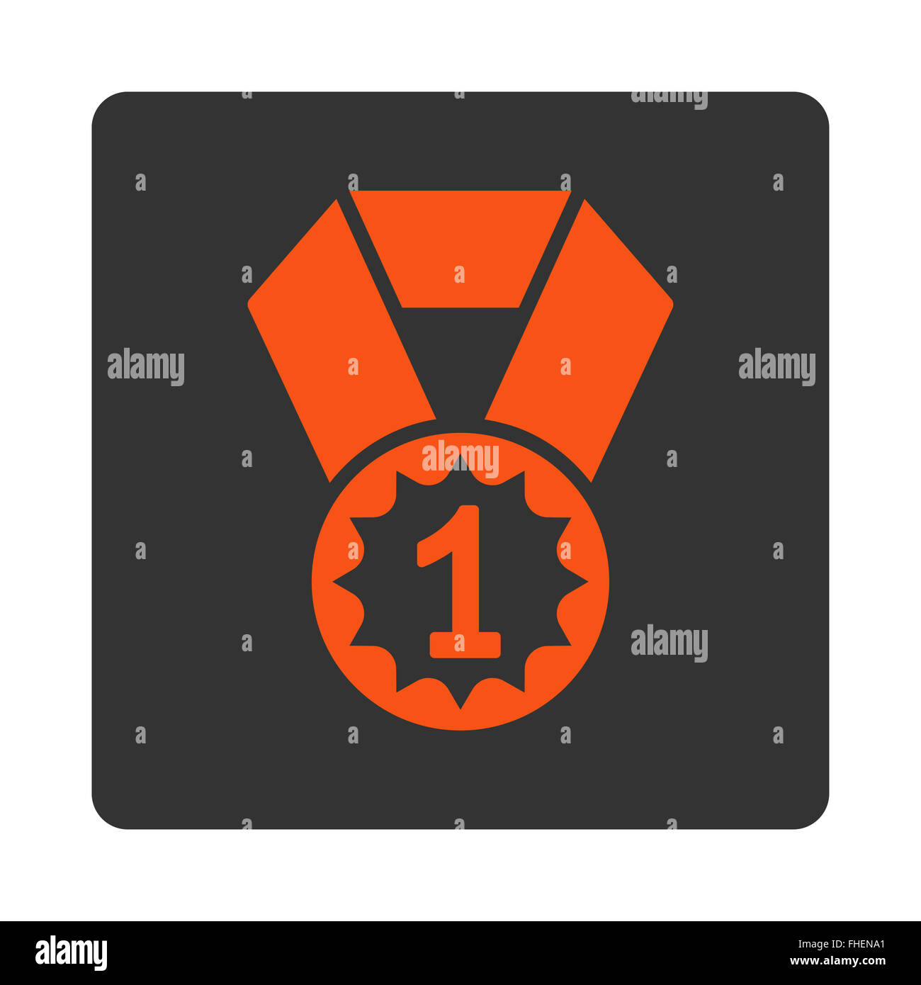 First place icon from Award Buttons OverColor Set Stock Photo - Alamy