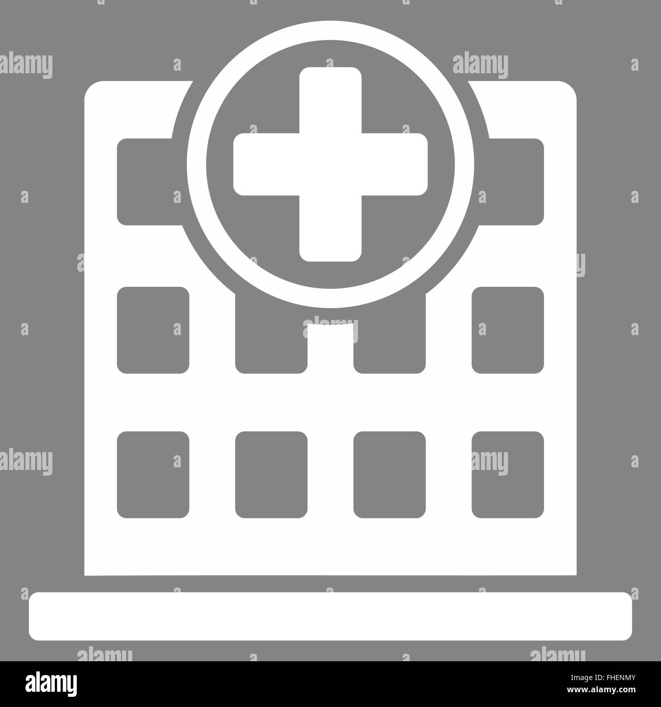 Clinic Building Icon Stock Photo - Alamy