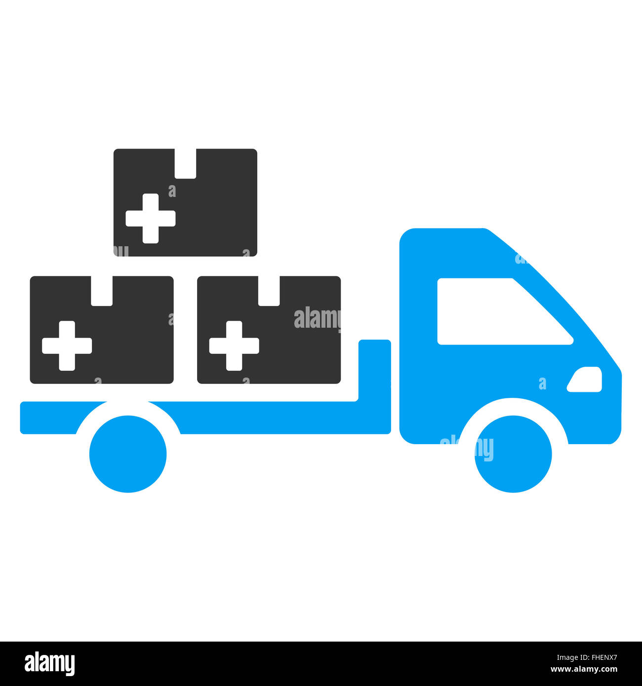 Medication Delivery Icon Stock Photo - Alamy