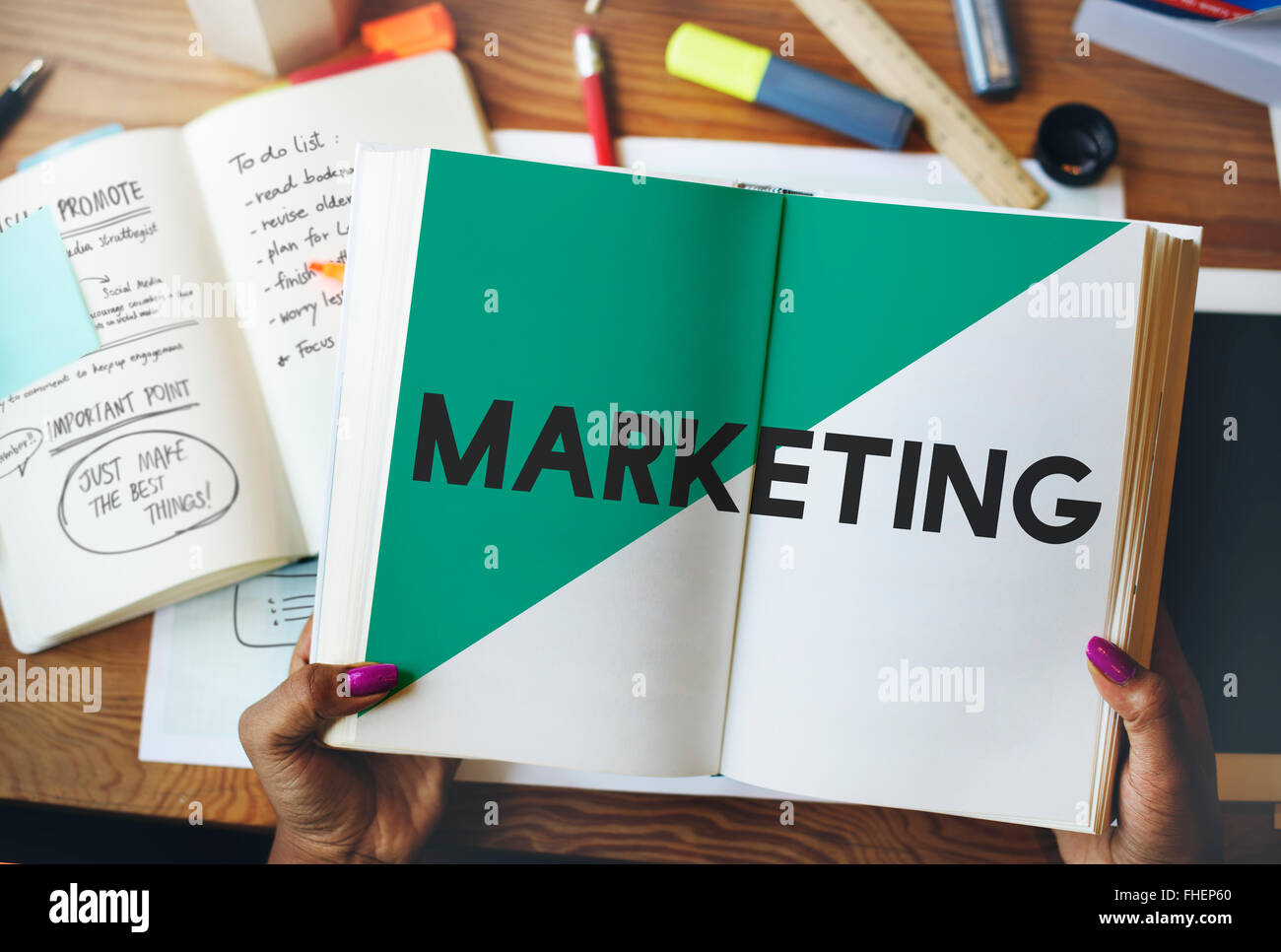 Ideas Creative Brand Marketing Plan Concept Stock Photo - Alamy