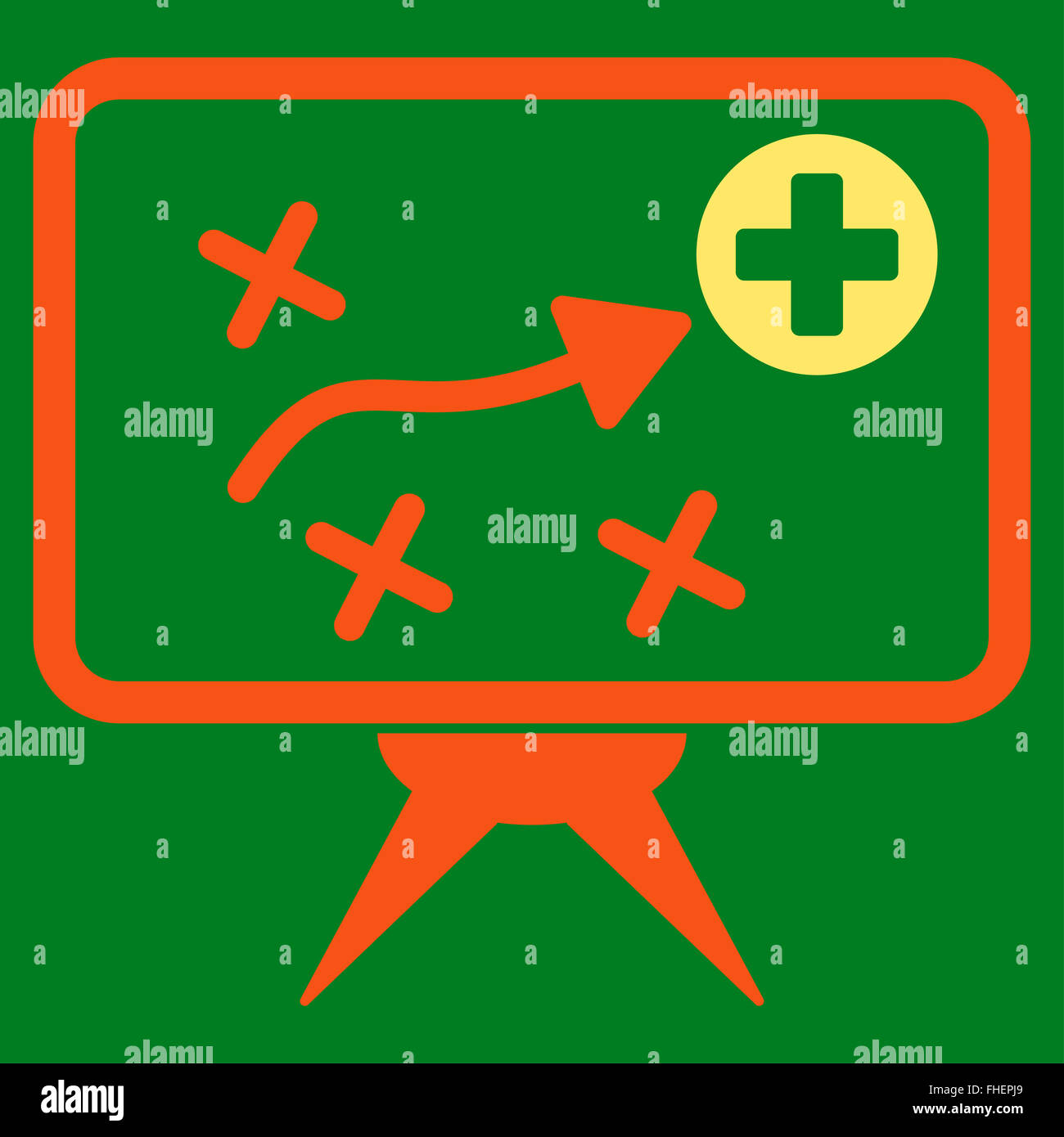 Health Strategy Icon Stock Photo - Alamy