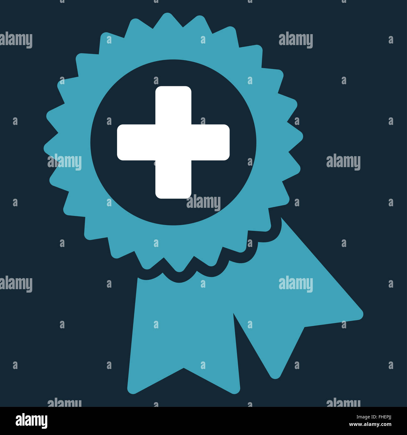 Medical Quality Seal Icon Stock Photo - Alamy