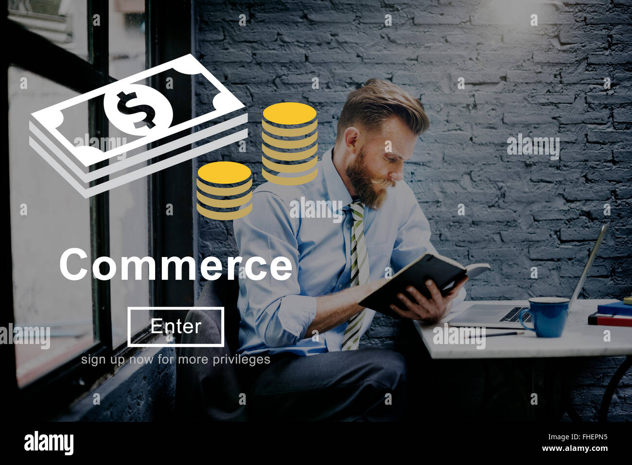 Commerce World Economics Money Concept Stock Photo - Alamy