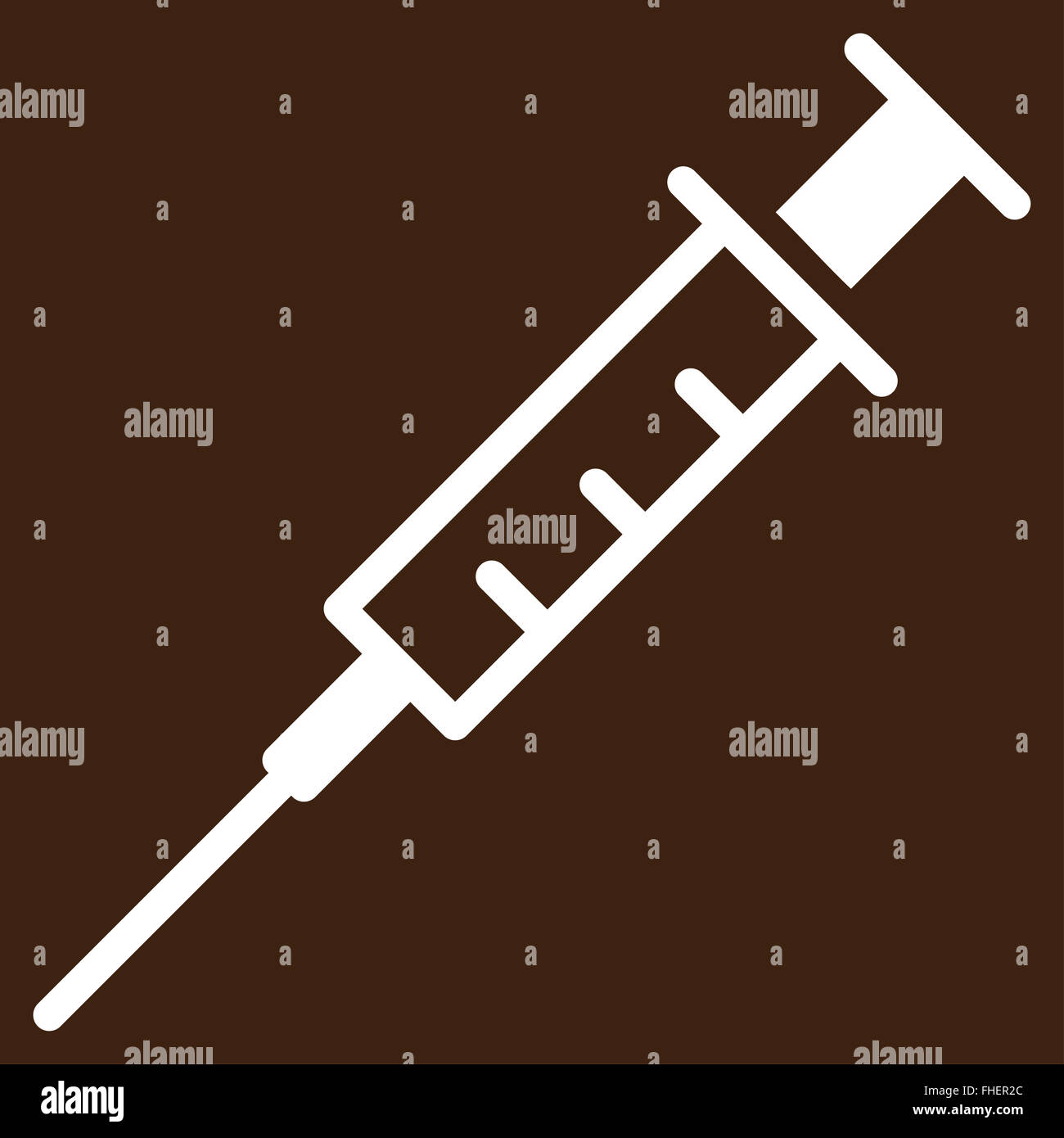 Empty Syringe Vector Icon Stock Photo - Alamy