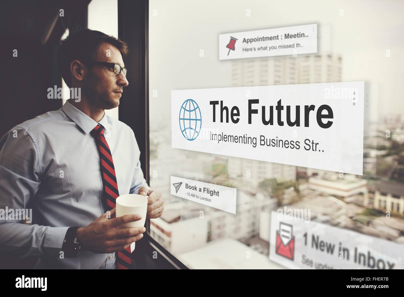 The Future Plan Strategy Vision Innovation Development Concept Stock ...