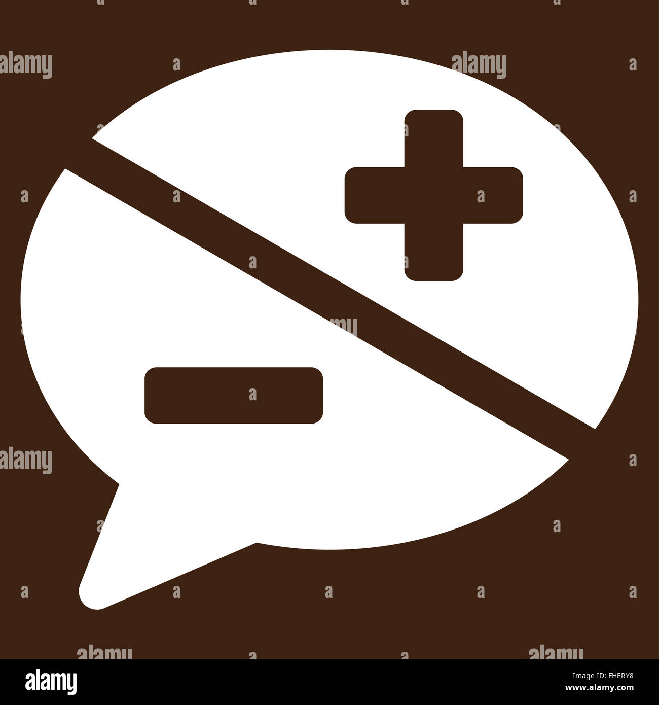 Arguments Vector Icon Stock Photo - Alamy