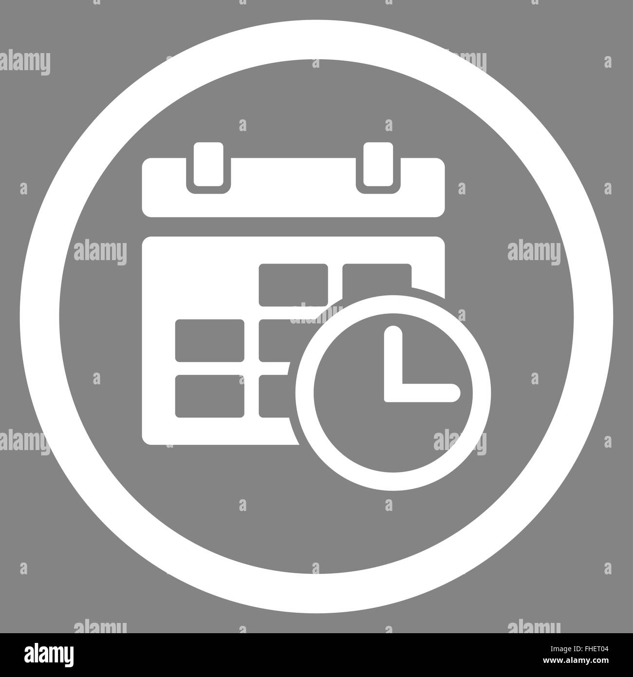 Date And Time Icon Stock Photo - Alamy