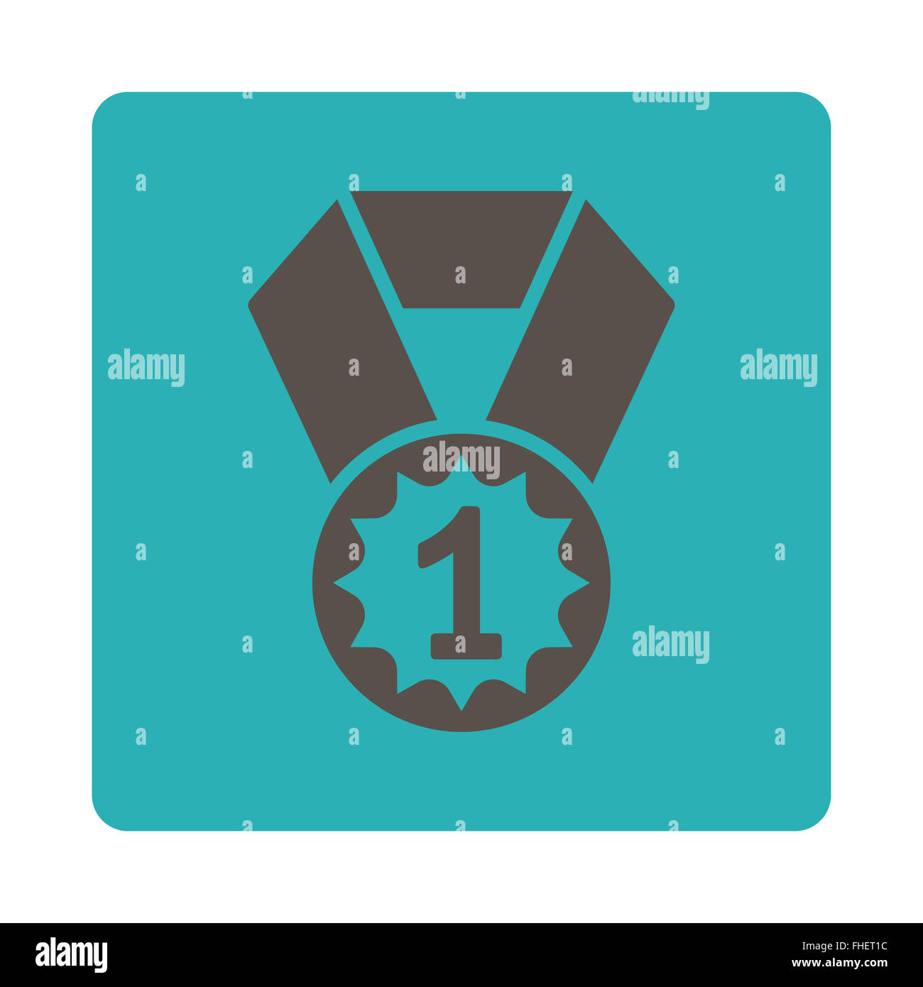First place icon from Award Buttons OverColor Set Stock Photo - Alamy