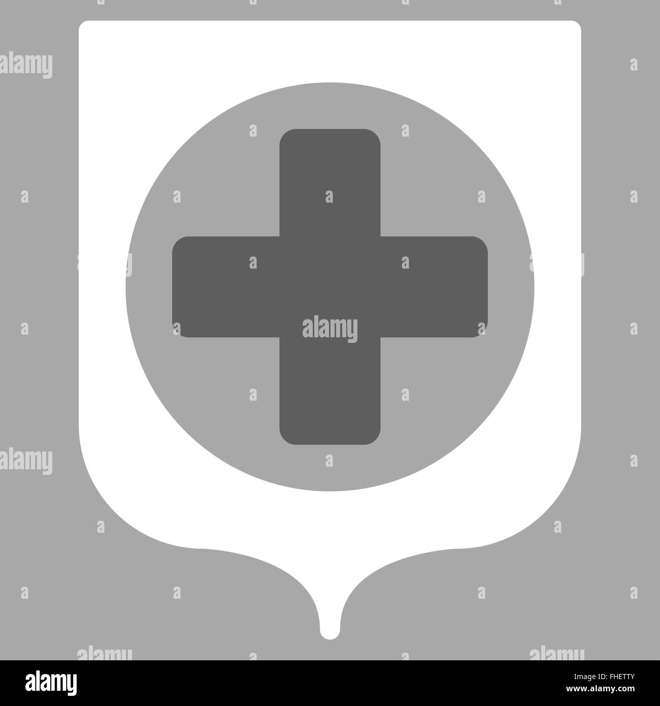 Medical Shield Icon Stock Photo - Alamy