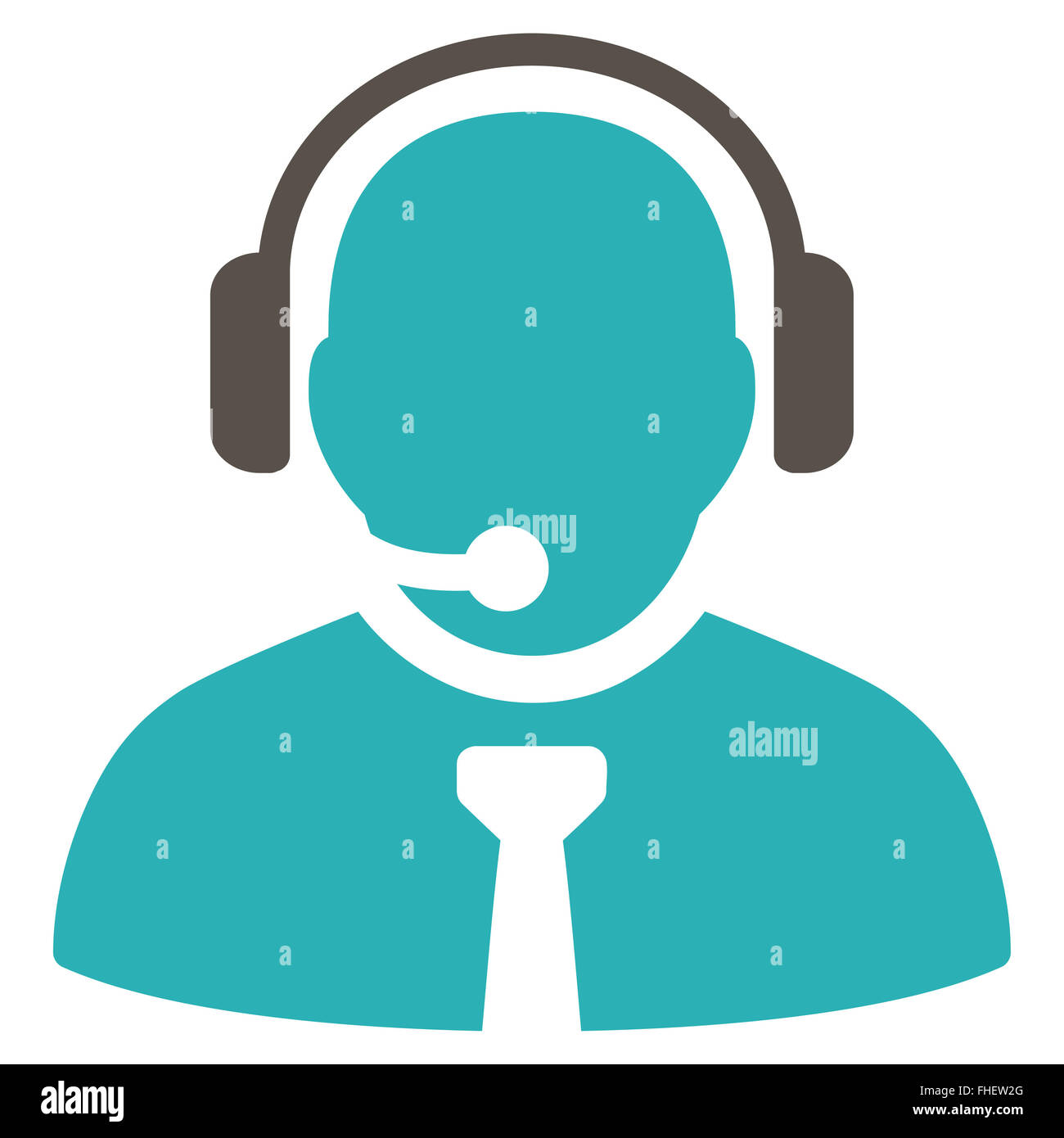 Support Manager Icon Stock Photo - Alamy