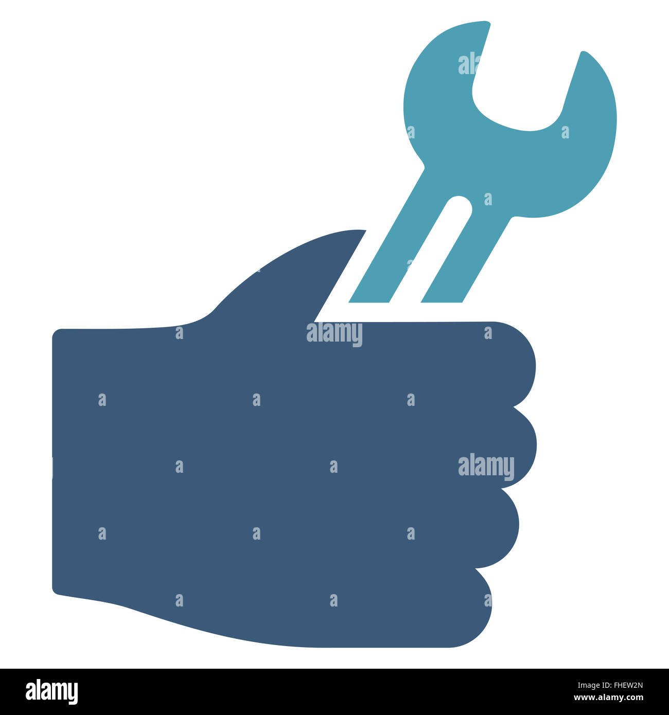 Service Hand Icon Stock Photo - Alamy