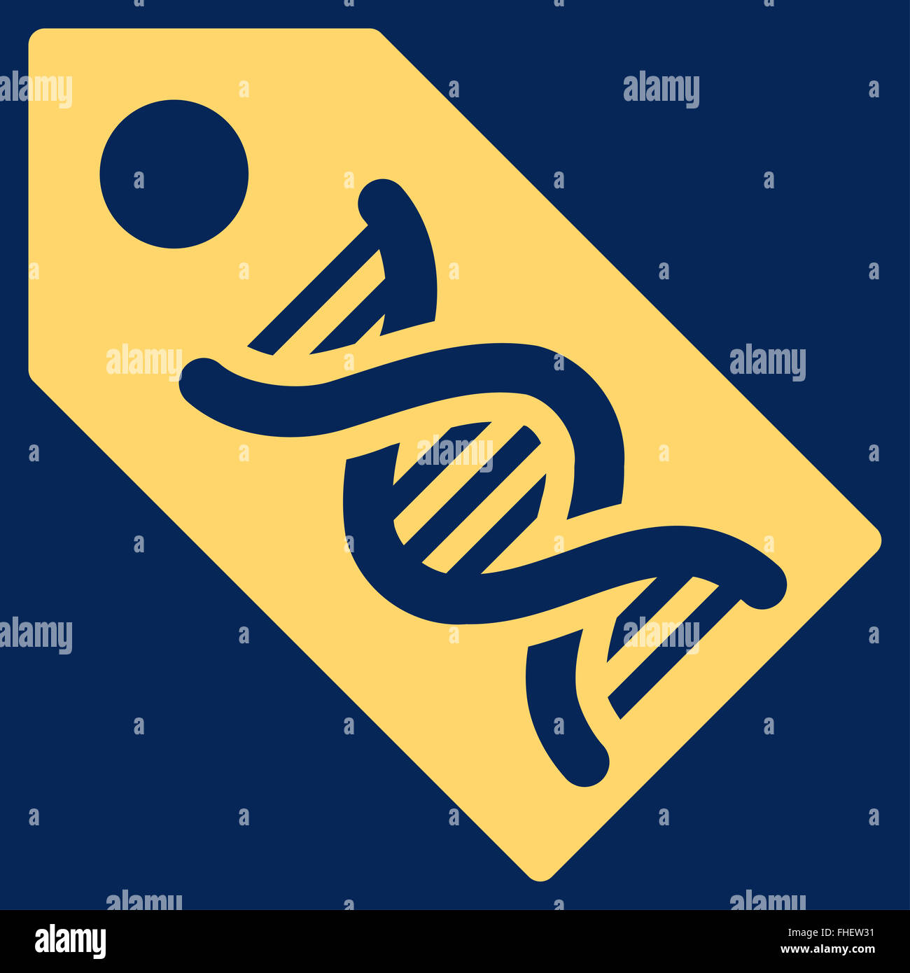 DNA Marker Flat Icon Stock Photo - Alamy