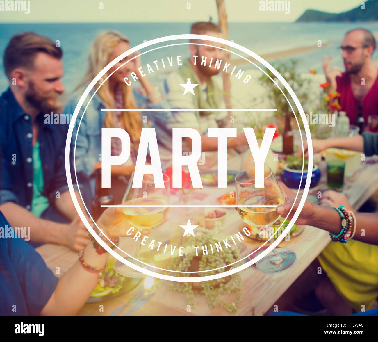 Party Celebrate Entertainment Event Festival Social Concept Stock Photo ...