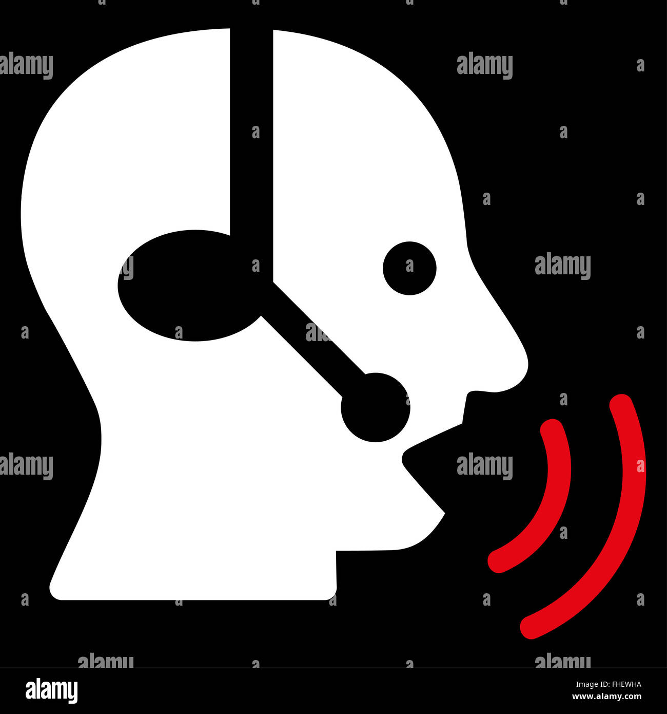 Operator Signal Icon Stock Photo - Alamy